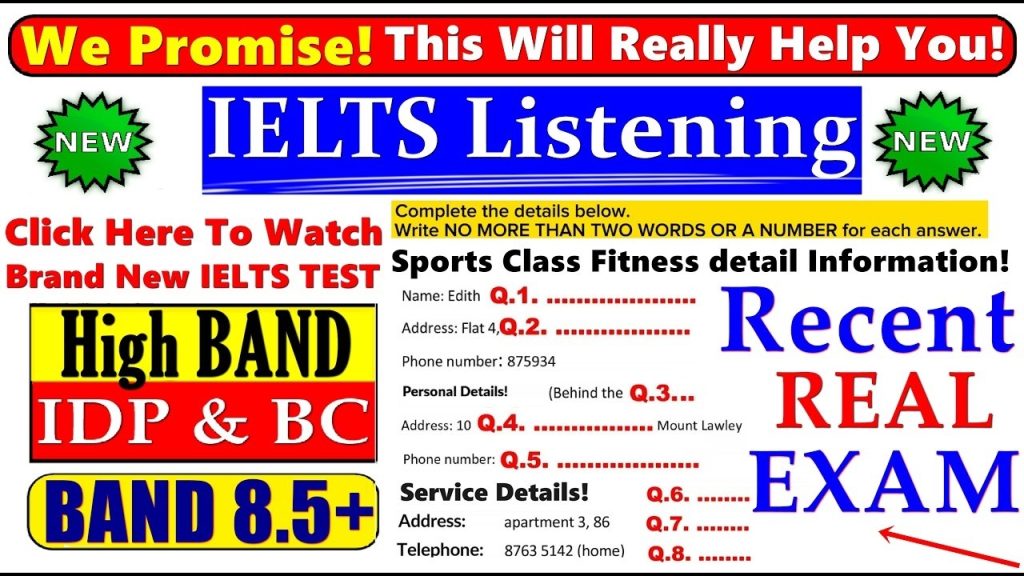 IELTS LISTENING PRACTICE TEST 2024 WITH ANSWERS | 03.11.2024 – HASH IELTS