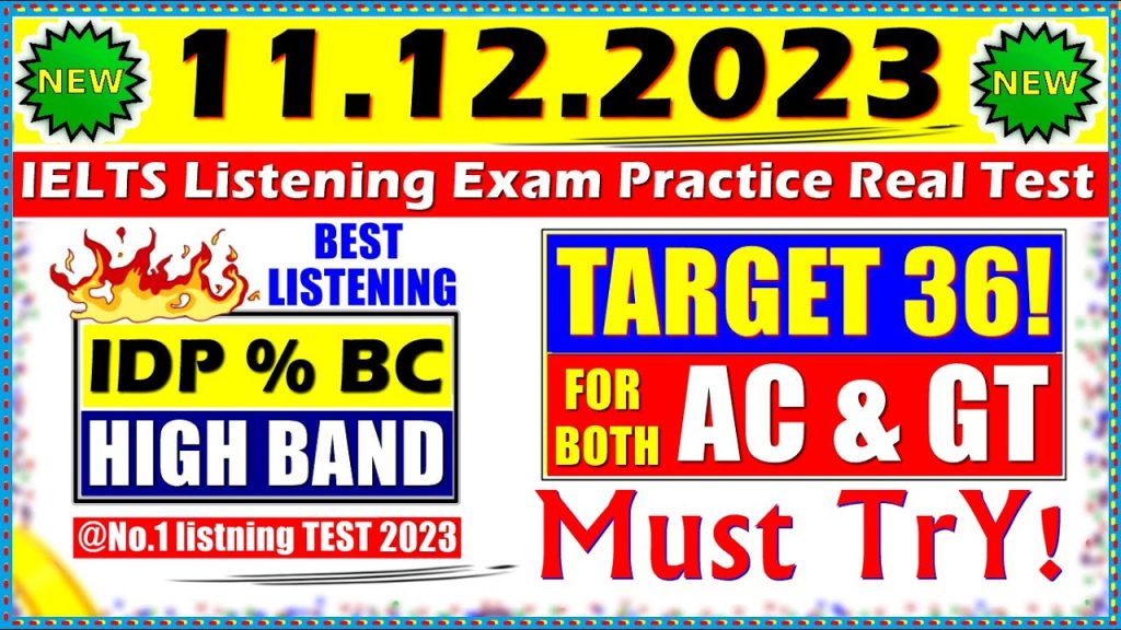 IELTS LISTENING PRACTICE TEST 2023 WITH ANSWERS | 11.12.2023 – HASH IELTS