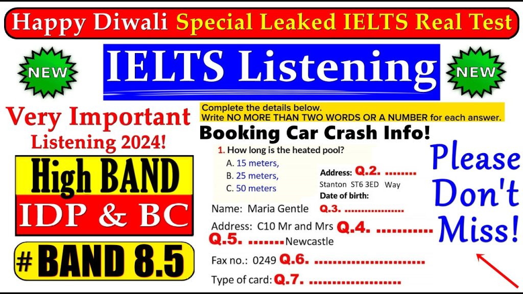 IELTS LISTENING PRACTICE TEST 2024 WITH ANSWERS | 01.11.2024 – HASH IELTS