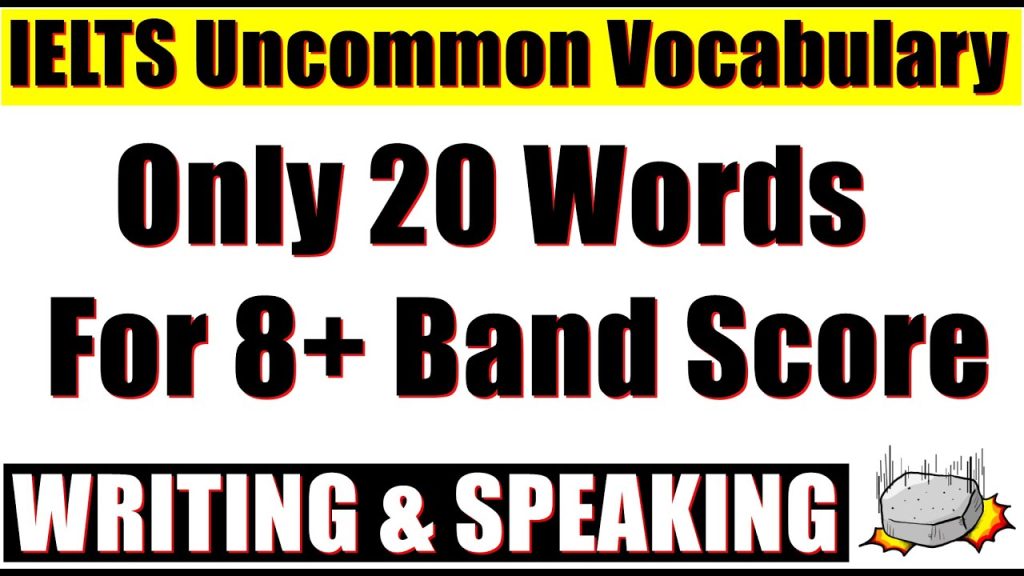 IELTS Vocabulary | Only 20 Words for 8.0 bands | Ielts vocabulary ...