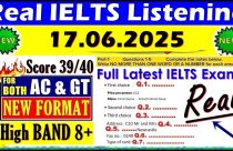 IELTS LISTENING PRACTICE TEST 2025 WITH ANSWERS | 17.06.2025 – HASH IELTS