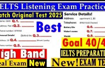 IELTS LISTENING PRACTICE TEST 2025 WITH ANSWERS | 08.07.2025 – HASH IELTS