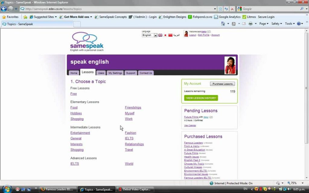 Take an IELTS English speaking lesson with a live English native ...