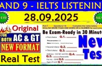 IELTS LISTENING PRACTICE TEST 2025 WITH ANSWERS | 22.02.2025 – HASH IELTS
